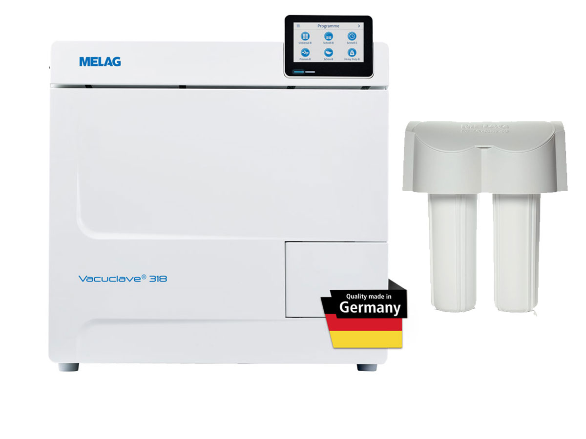 Pachet Sterilizator Vacuclave 318 17 Litri Prime Line + MELAdem 40 ...